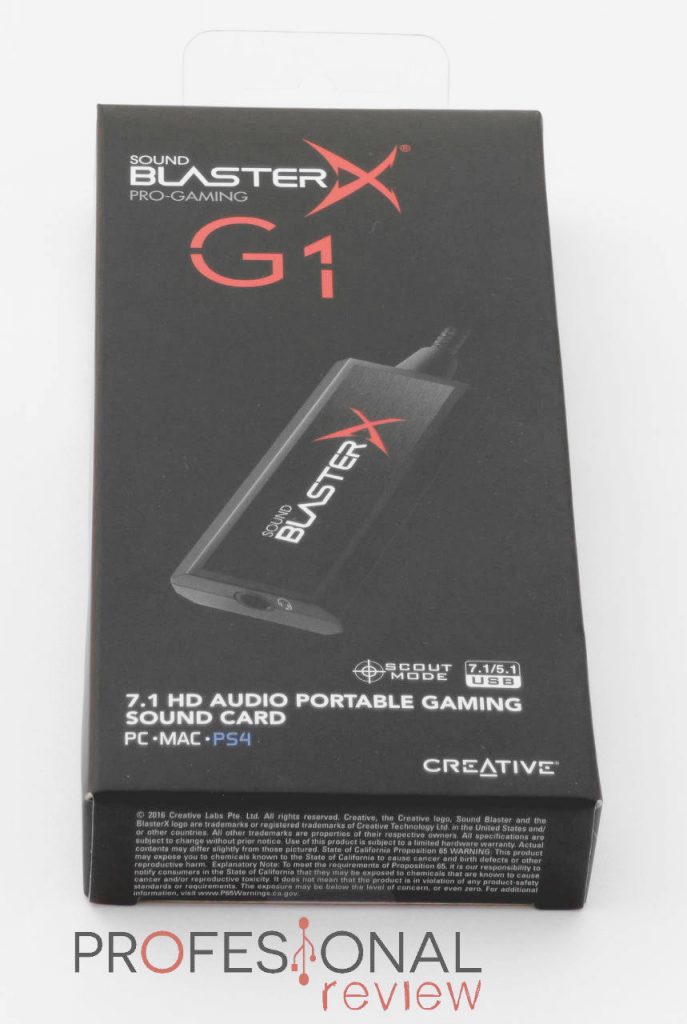 Creative Sound BlasterX G1 Review