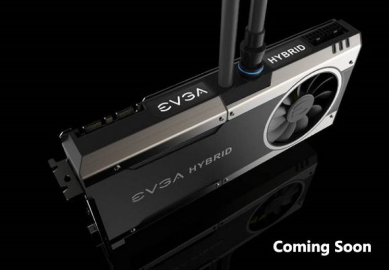 EVGA GeForce GTX 1080 HYBRID pasada por agua