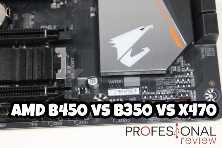AMD B450 vs B350 vs X470: diferencias entre los chipsets