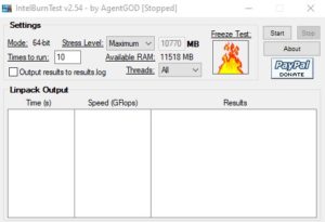 Intel Burn Test: cómo comprobar la estabilidad de tu CPU