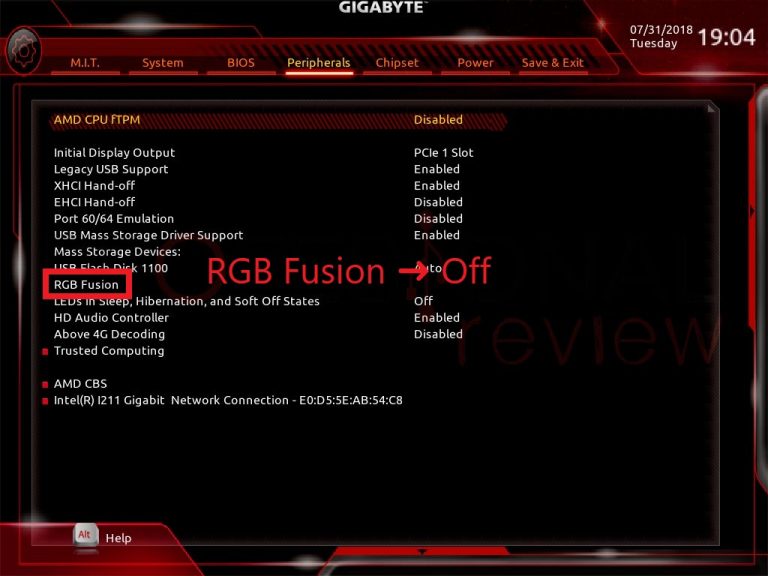 Cómo apagar todas las luces de tu PC desde la BIOS y software ⭐️