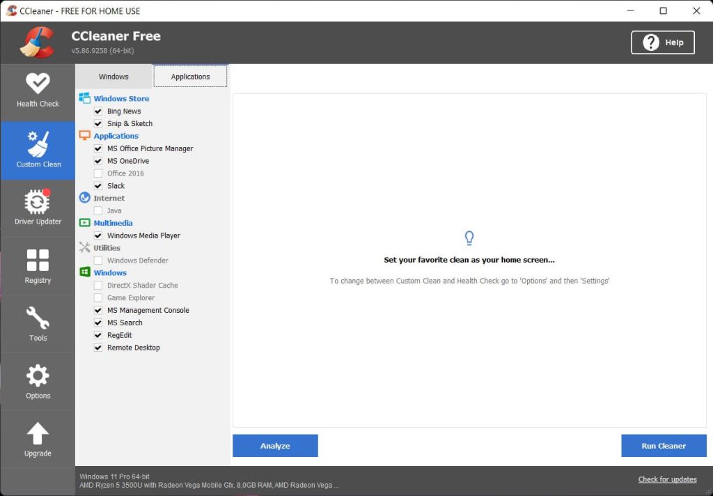 CCleaner en Windows 11: ¿Merece la pena? ¿Irá peor mi PC?