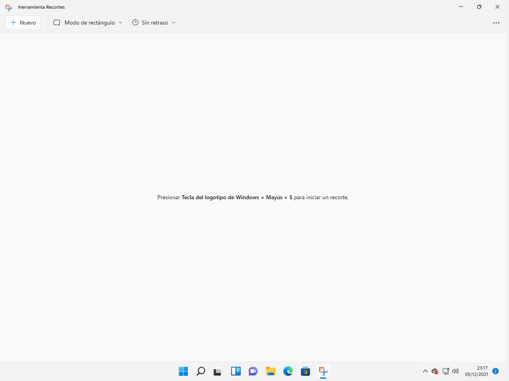 Cómo usar la herramienta recortes Windows 11
