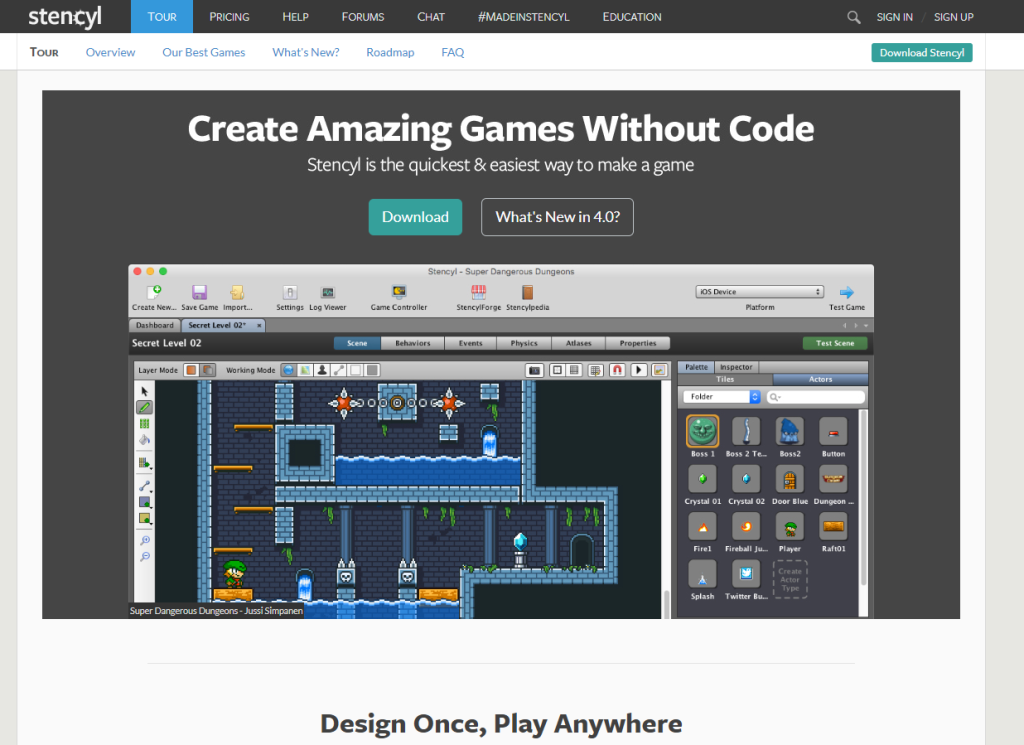 Aprender desarrollo de videojuegos, todos los programas gratuitos