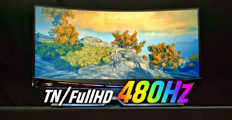 AUO presenta el monitor TN de 480 Hz