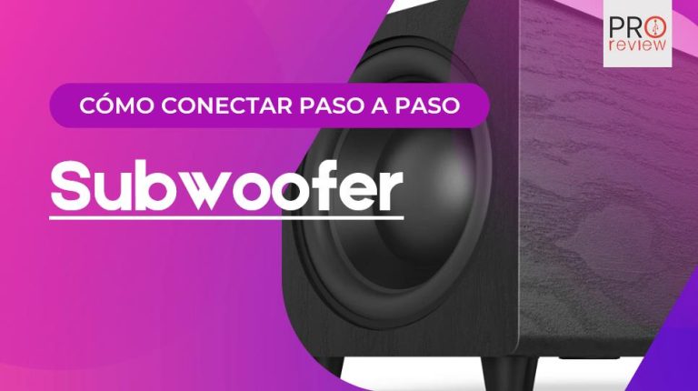 Cómo conectar un subwoofer paso a paso