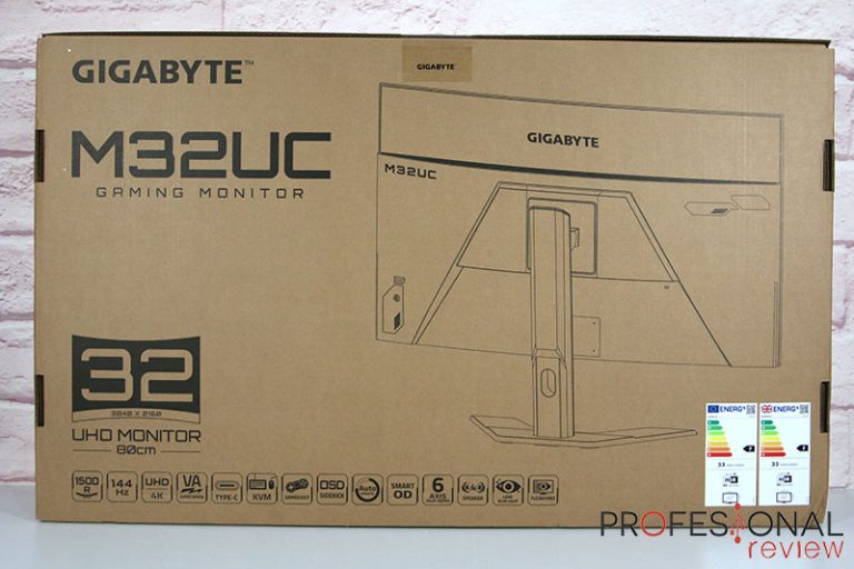 Gigabyte M32UC Review en Español (Análisis completo)