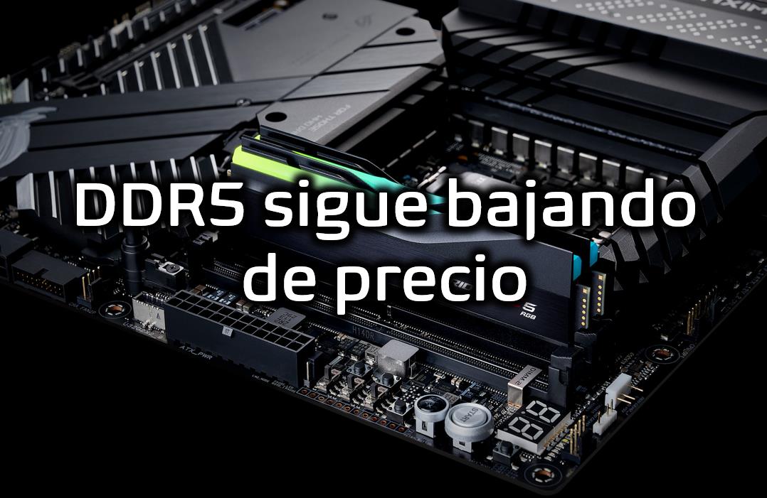 Precio RAM DDR5: continúa su caída de precio hasta un 50%