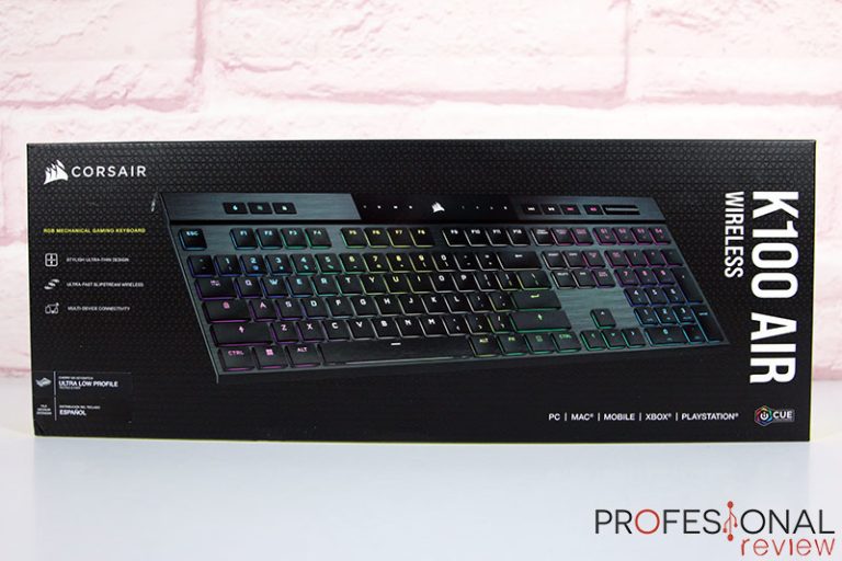 Corsair K100 Air Wireless Review en Español (Análisis completo)
