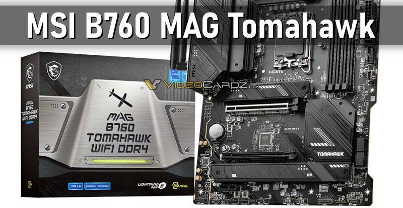 MSI B760 MAG Tomahawk, Este es el sucesor de B660 para Intel