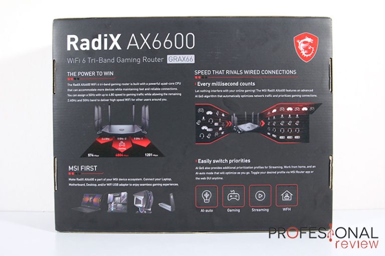 MSI RadiX AX6600 Review en Español (Análisis completo)