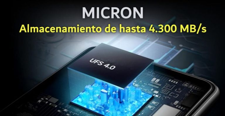 UFS 4.0: Almacenamiento de hasta 4.300 MB/s