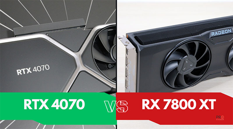 RX 7800 XT vs RTX 4070: comparativa gaming, ¿quién ganará?