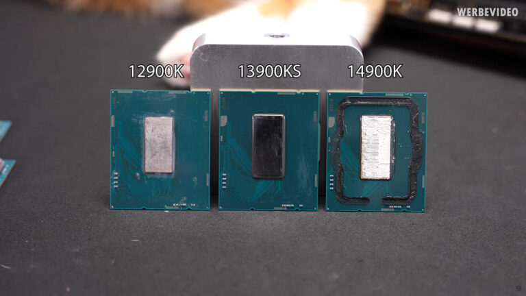 Intel Core i9-14900K disminuye -13° gracias al delid