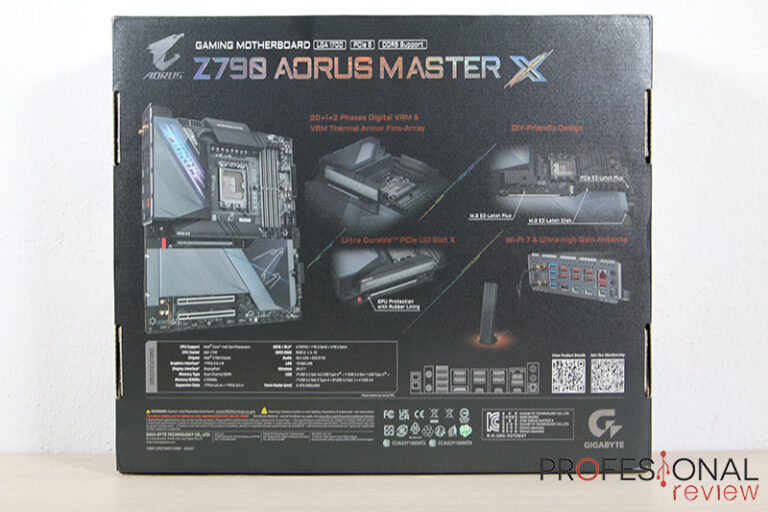 Z790 AORUS MASTER X Review en Español (Análisis completo)