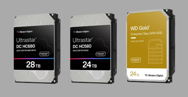 WD Gold y Ultrastar nuevos de hasta 28 TB y 289 MB/s