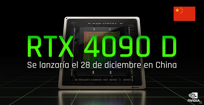 Nvidia RTX 4090 D se lanzaría el 28 de diciembre en China