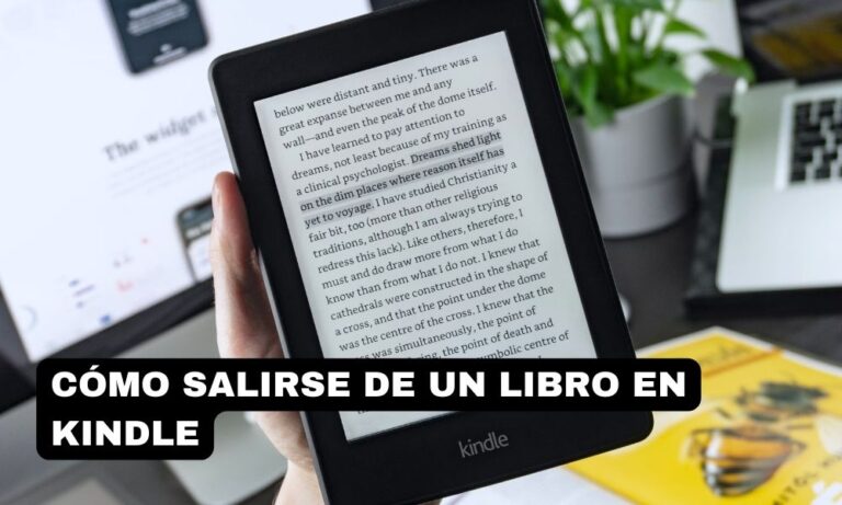 Cómo salir de un libro en Kindle