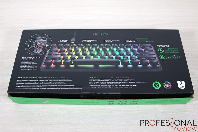 Razer Huntsman V3 Pro Mini Review en Español (Análisis completo)