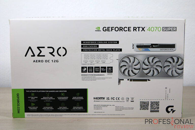 Gigabyte RTX 4070 Super AERO OC 12G Review en Español (Análisis completo)