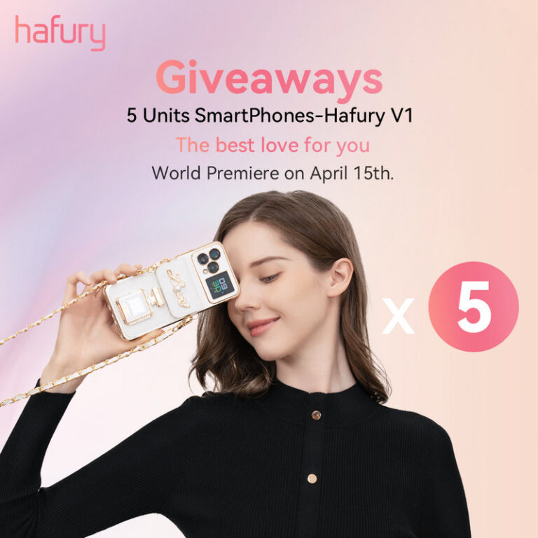 Hafury V1: Nuevo smartphone pensado para las mujeres