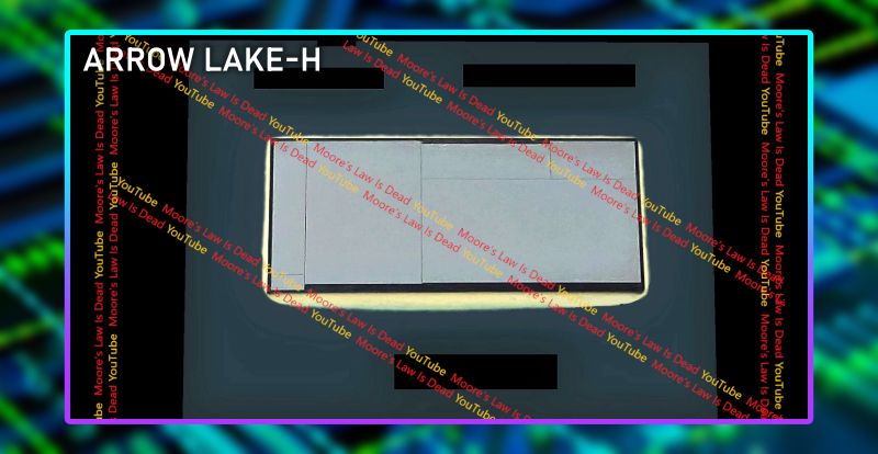 Intel Arrow Lake-H de 24 núcleos es fotografiado en esta salvaje