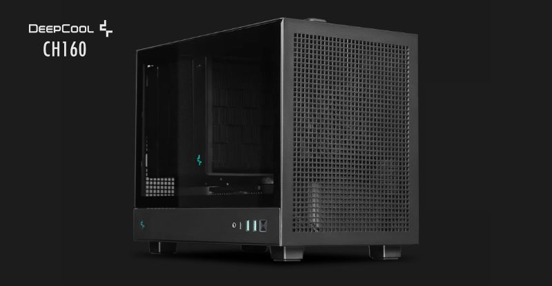 DeepCool CH160: Caja Mini-ITX con malla y vidrio templado