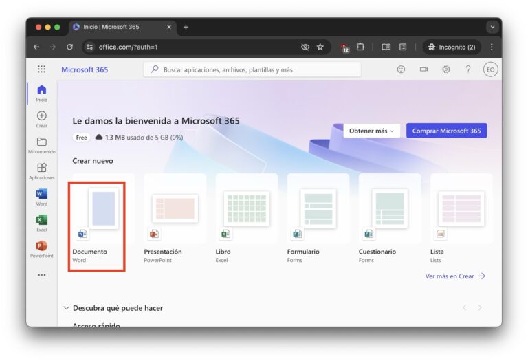 Cómo usar Word online gratis