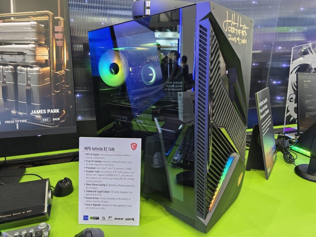MSI MPG Infinite X2 14th, el PC premontado con una RTX 4090