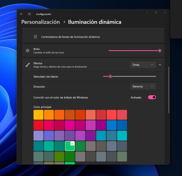 Cómo controlar las luces RGB de tus dispositivos desde Windows 11