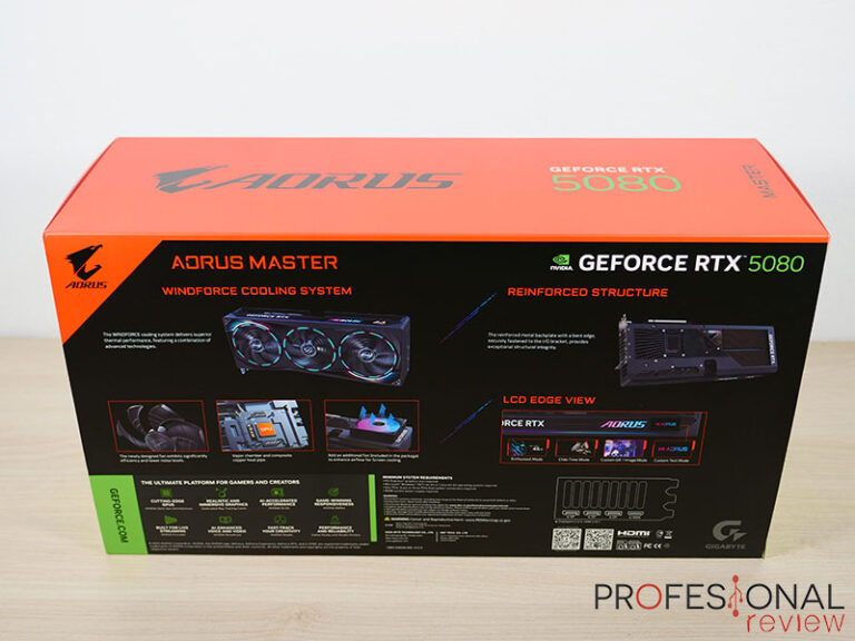 AORUS RTX 5080 MASTER 16G Review en Español (Análisis completo)