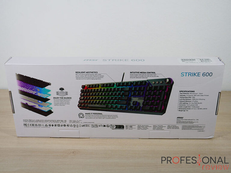 MSI Strike 600 Review en Español (Análisis completo)