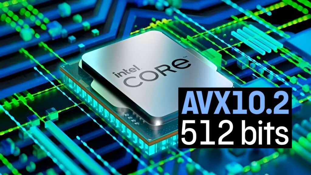 AVX10.2 llegará a futuras CPUs Intel con soporte de 512 bits