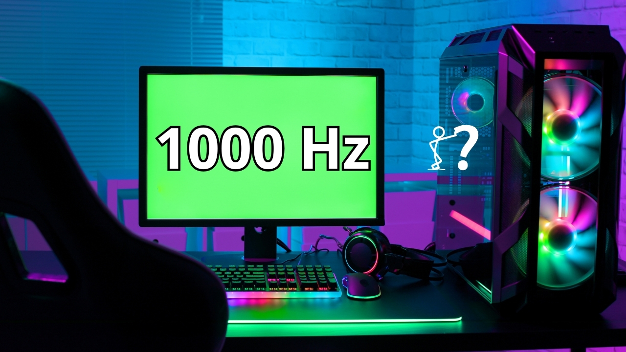 La carrera hacia los 1000 Hz en monitores. ¿Cuantos hercios necesitas?