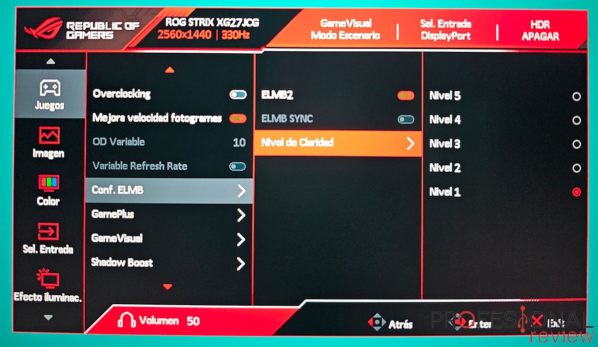 ASUS ROG Strix XG27JCG Review en Español (Análisis completo)