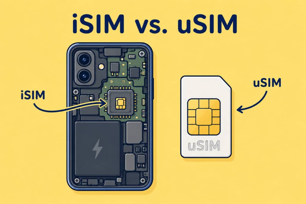 iSIM vs. uSIM: qué es cada una y cómo funcionan