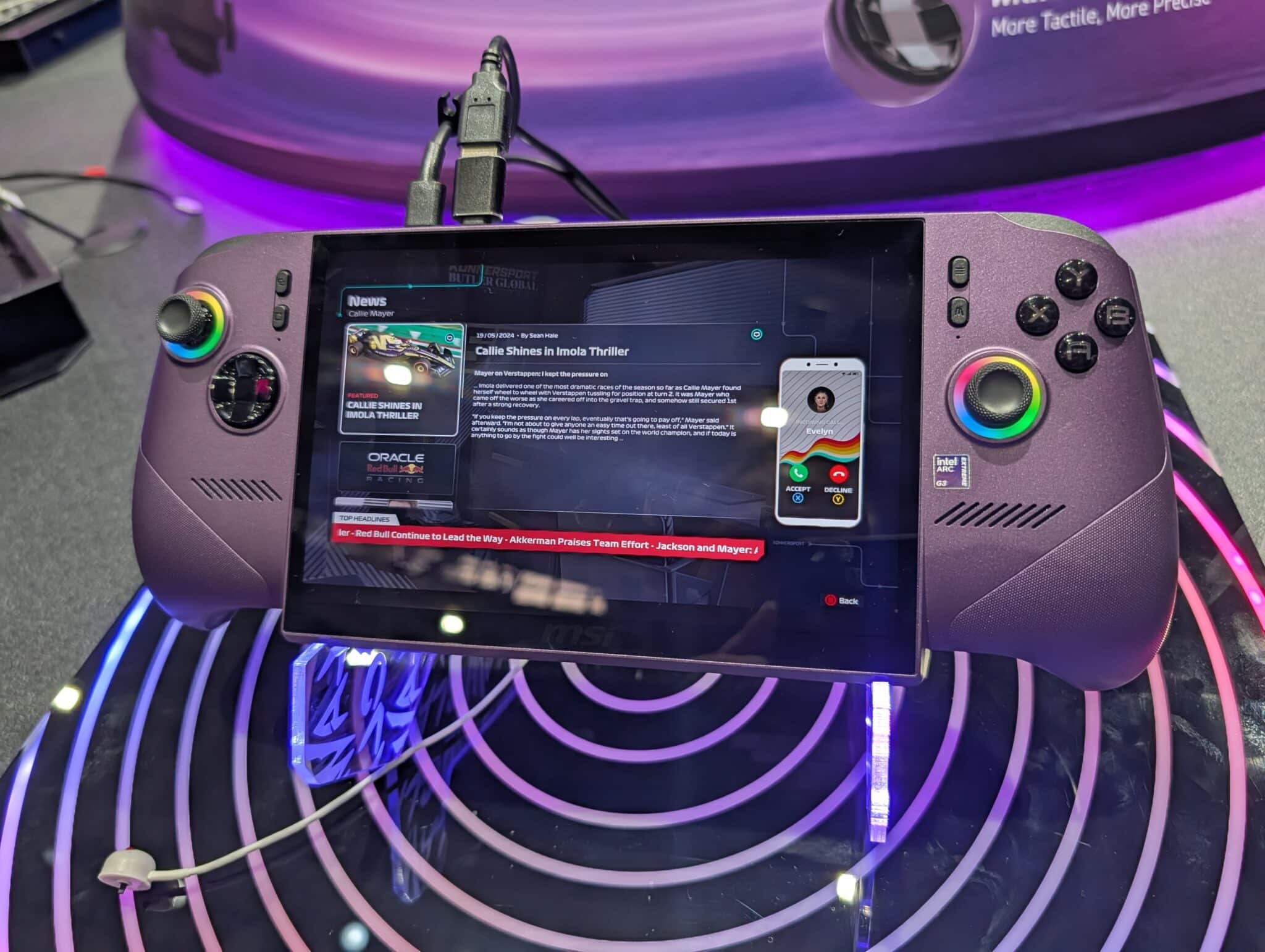 Primeras impresiones de la MSI Claw 8 EX AI+ en el Computex 2026: más ...